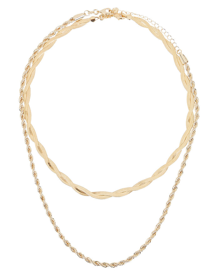 French Muse Layered Necklace | Intermix US