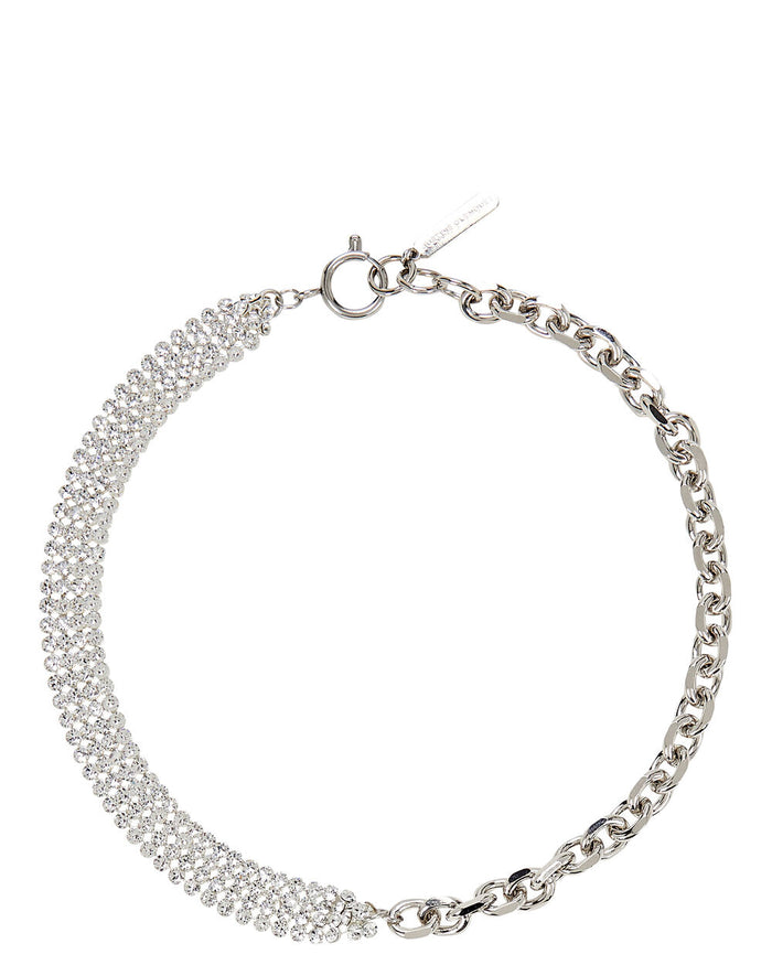 Shanon Crystal Chain-Link Choker | Intermix US